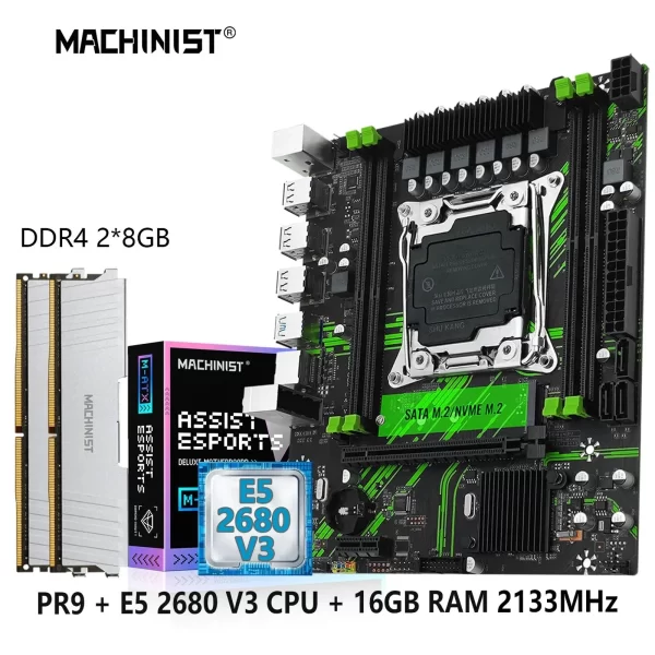 Kit Upgrade, Placa Mãe X99 + Xeon E5 2680 V4 de 14/28 Nucleos + 2x DDR4 ...